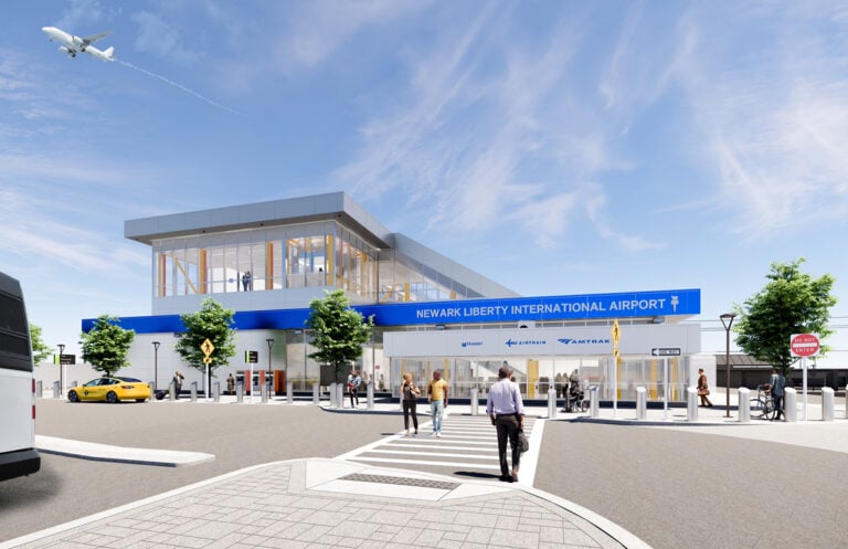 Newark Liberty International Airport Train Station. - Metropolitan ...
