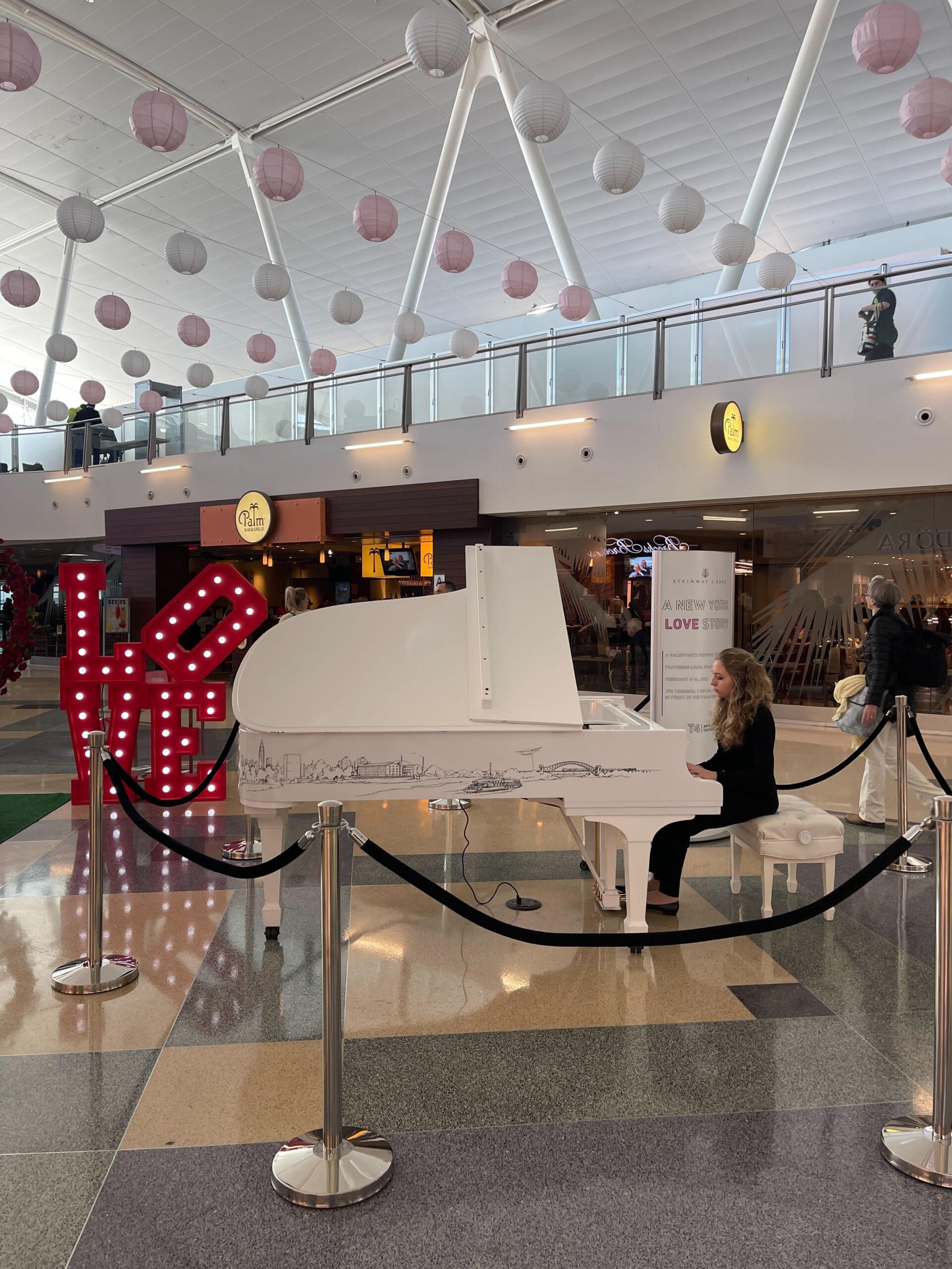 Local Pianists deliver Valentine's Day Performances at JFK’s T4